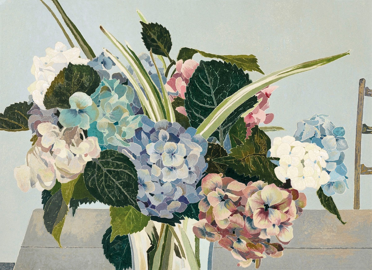 Cressida Campbell | Still Life with Lilies and Ranunculus (2006 ...