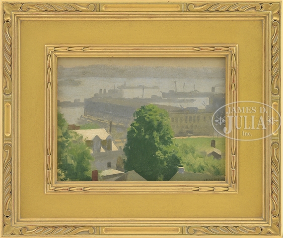 Percy Leason | STAPLETON WHARF FROM WARD AVENUE | MutualArt