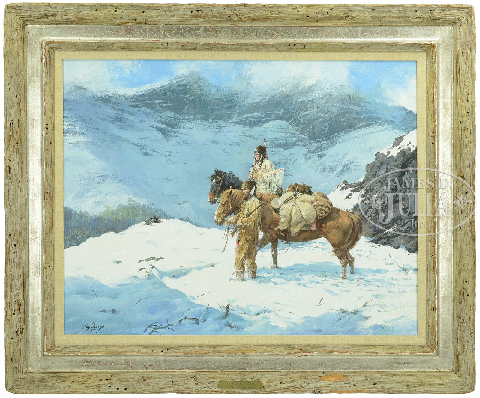 Howard Terpning | Captured Ponies (1977) | MutualArt