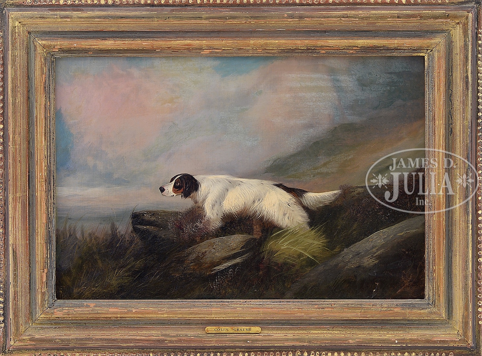 Colin Graeme Roe | SETTER IN A LANDSCAPE (1902) | MutualArt