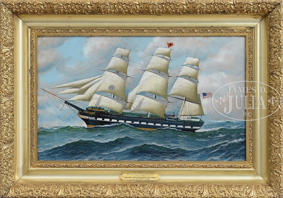 Antonio Jacobsen | SHIP PORTRAIT OF THE ISAAC WEBB (1918) | MutualArt