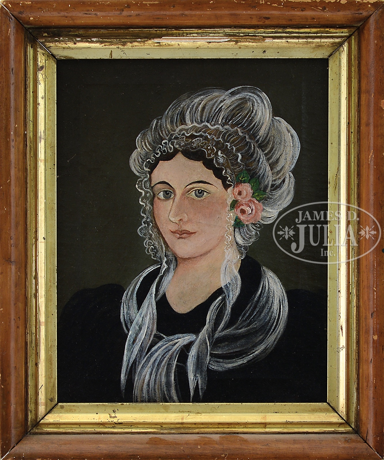 American School, 18th Century | Portrait of a Young Creole Lady (19th ...