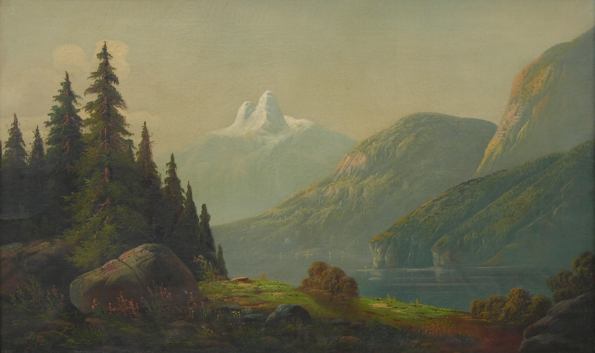 Karl Millner | The Watzmann near Berchtesgaden (1872) | MutualArt