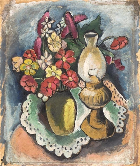 Alan Sumner | Still Life with Kerosene Lamp | MutualArt