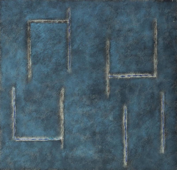 Jon Plapp | Unhurried Clouds (1986) | MutualArt