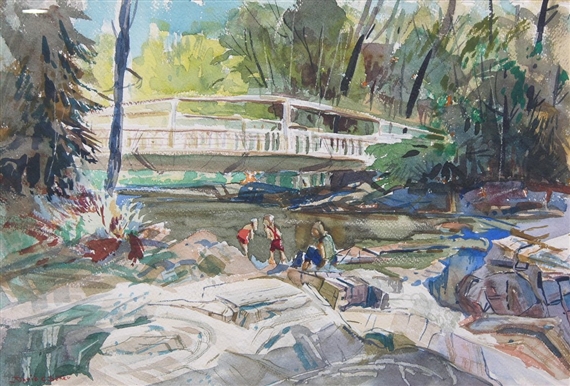 David Curtis Baker | Bridge | MutualArt