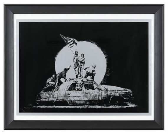 Banksy | Silver flag (2007) | MutualArt