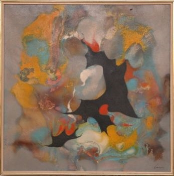 Robert Lawson | Floral design in soft shades of yellow, gray, orange ...