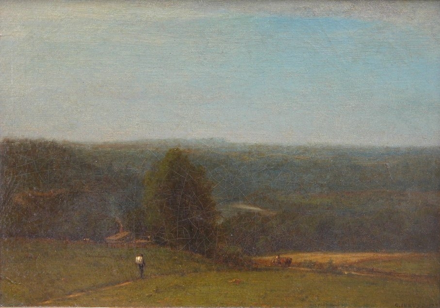 George Inness | Afterglow (Circa 1878) | MutualArt