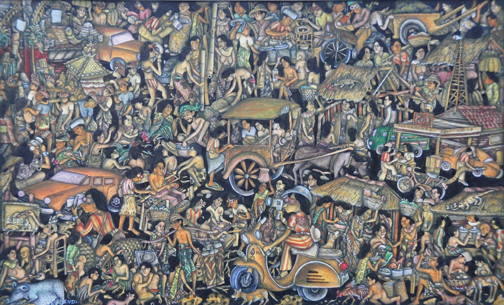 Wayan Bendi | Tourists in the 1950s (Circa 1980s) | MutualArt