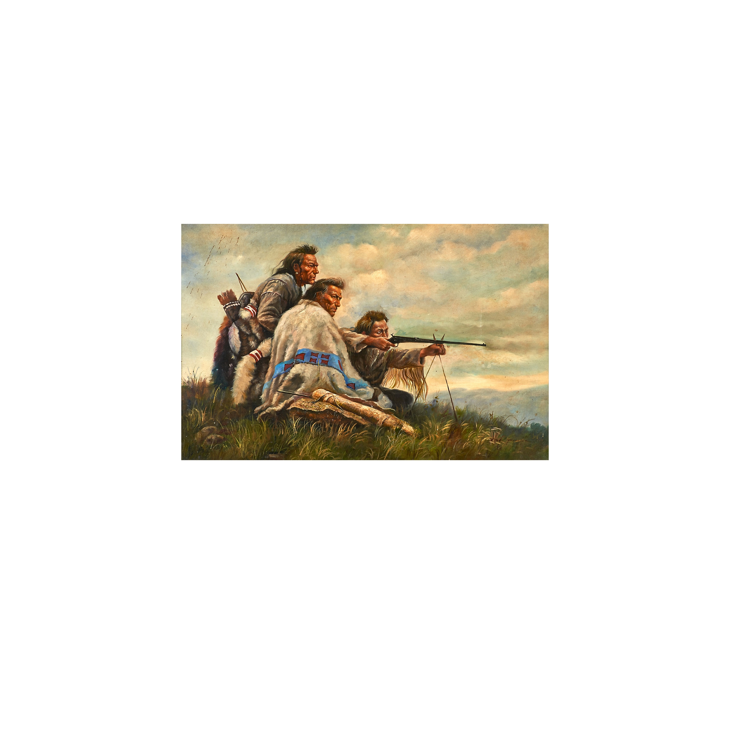 Howard Terpning | The Long Shot | MutualArt