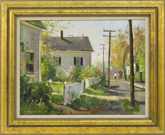 Wayne Beam Morrell | A North Shore street scene | Artwork performance ...