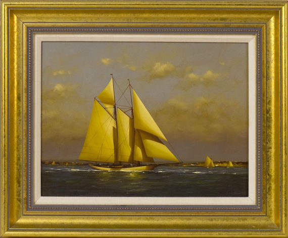 Broe Vern | Yachting off the coast | MutualArt