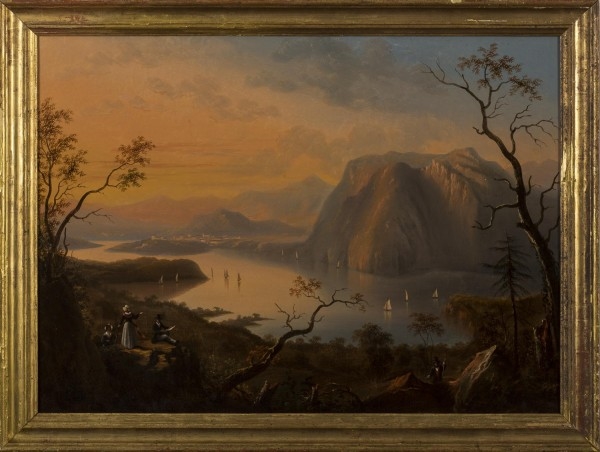 Victor de Grailly | View of West Point From Bull Hill, on the Hudson River (Circa 1840) | MutualArt