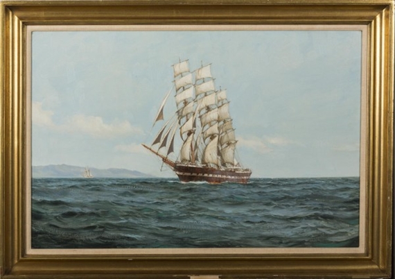 Montague Dawson | The Australian Clipper Ship Hesperus | MutualArt
