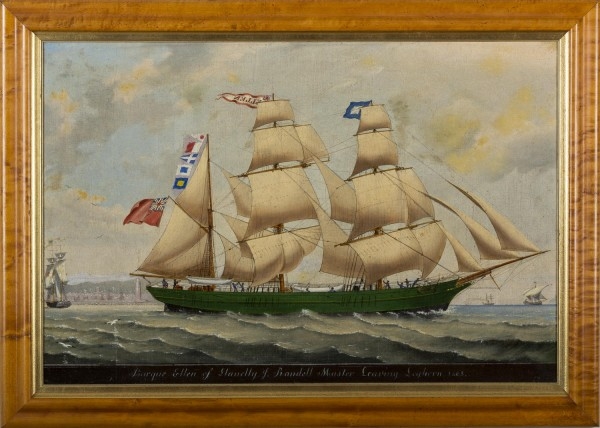 Luigi P. Renault | he Barque Ellen of Llanelly, J. Randell Master ...