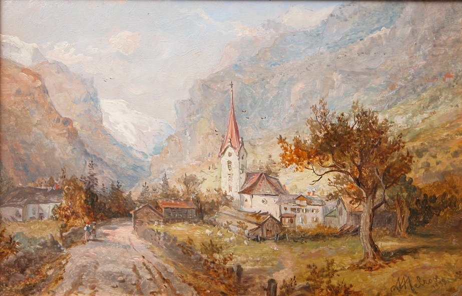 Andrew Melrose | Panoramic Landscape (1898) | MutualArt