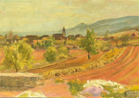 Peter Koch | view of Gimmeldingen | MutualArt