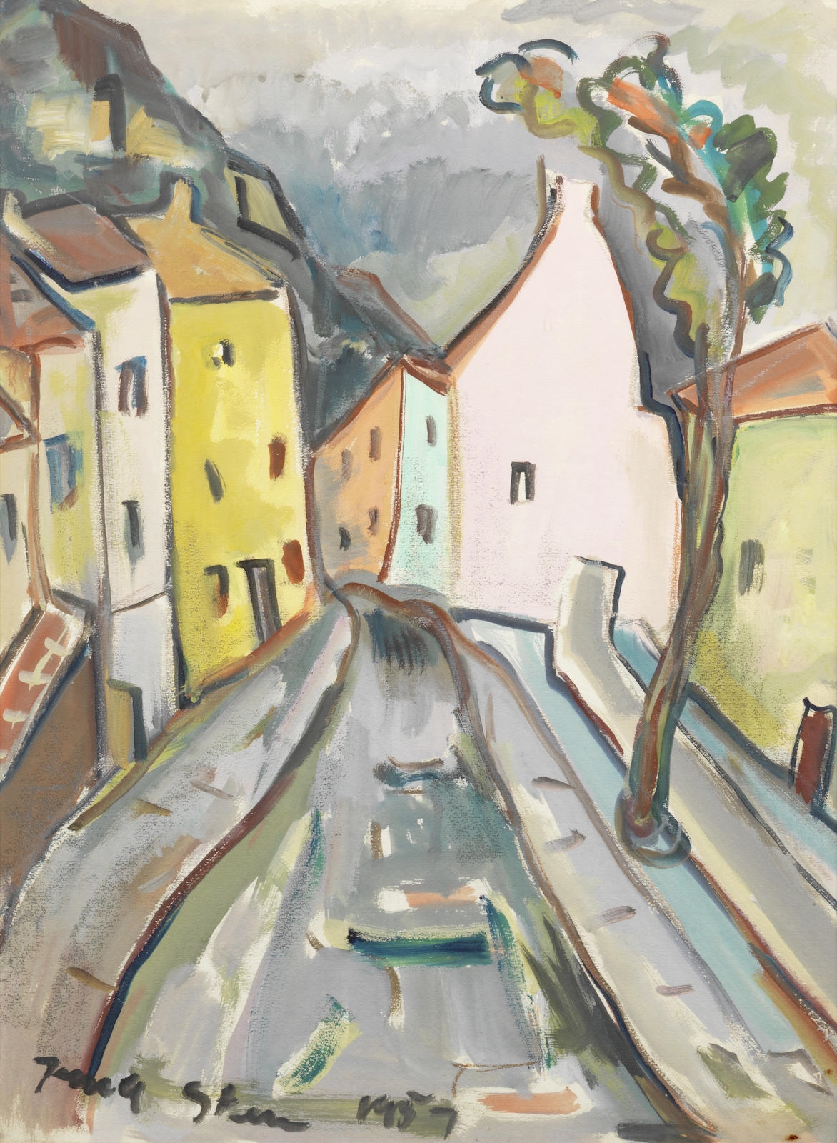 Irma Stern | Arab with Jug (1945) | MutualArt