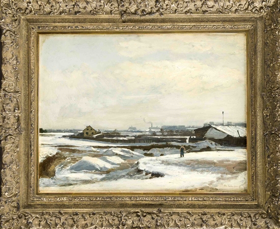 Philipp Röth | Münchener Winterlandschaft (1892) | MutualArt