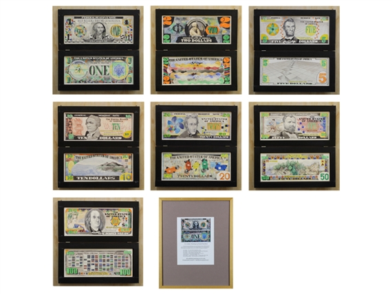 Daniel Davidson | Seven Works, American Currency | MutualArt