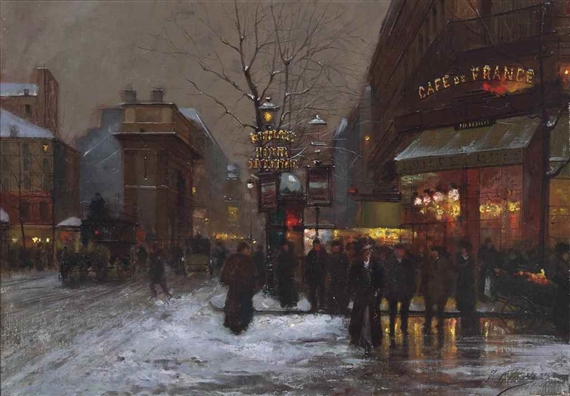 Fausto Giusto | Café de France | MutualArt