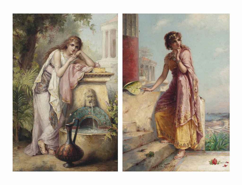 Héva Coomans | Maidens in contemplation | MutualArt