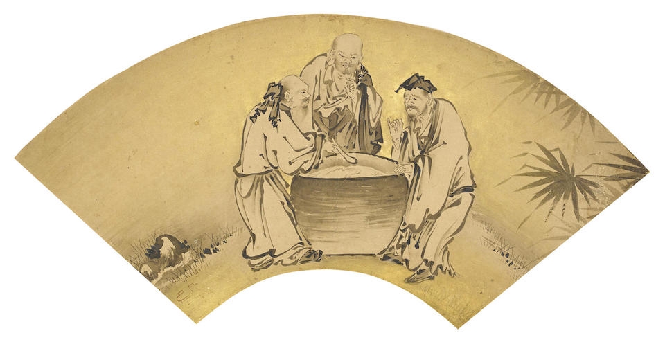 Kano School, 16th Century | The Three Vinegar Tasters | MutualArt