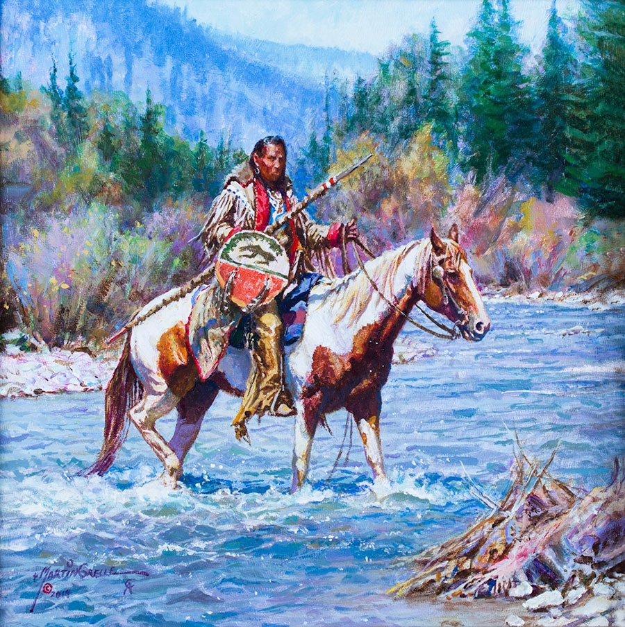 Martin Grelle | Crossing at Running Eagle | MutualArt