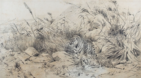 Richard Friese | Tigers (1892) | MutualArt