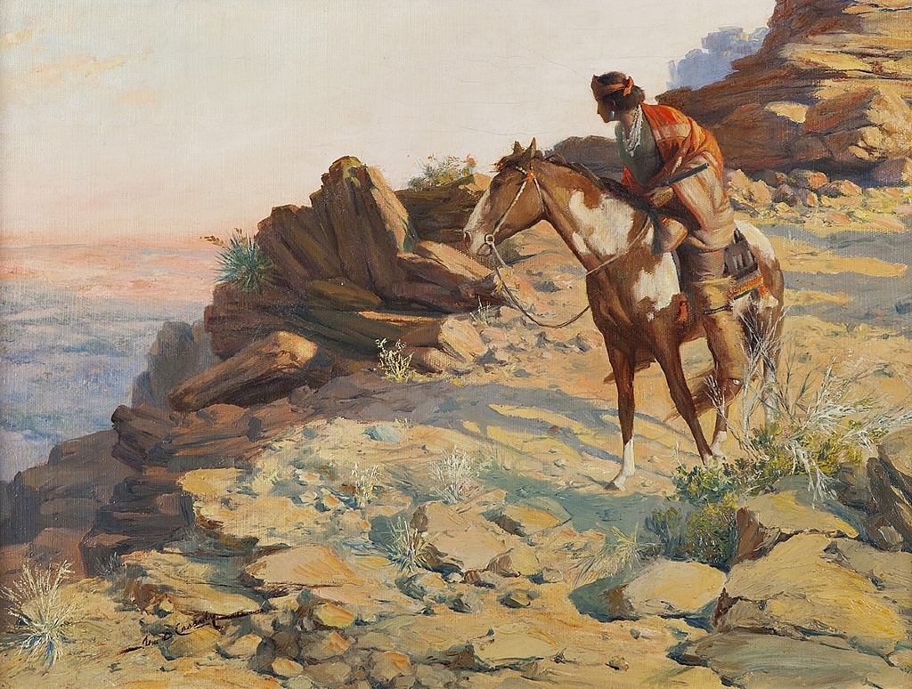 Gerald Cassidy | Acoma Water Carrier | MutualArt