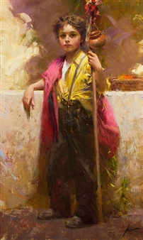 Giuseppe Pino | Girl Reading | MutualArt