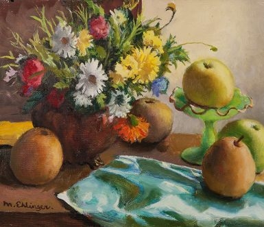 Maurice Ehlinger | Fruits au bouquet (1970) | MutualArt