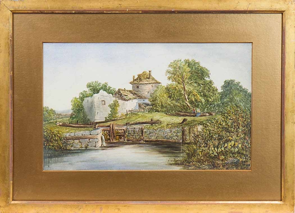 George Henry | THE OLD MILL ON THE RIVER (1879) | MutualArt