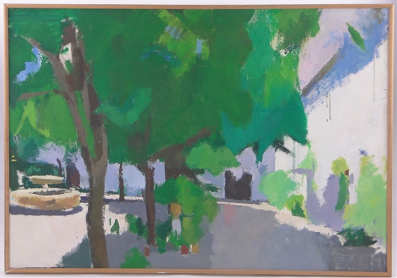 Alexander Pemberton | Park scene (1982) | MutualArt