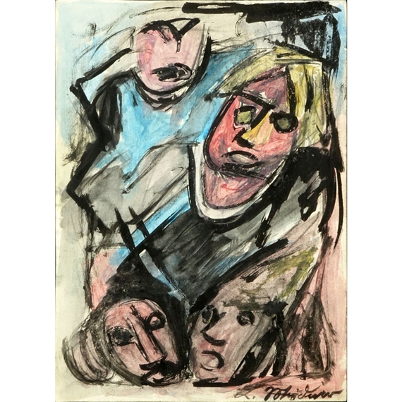 Ludwig Meidner | Expressionist Figures | MutualArt
