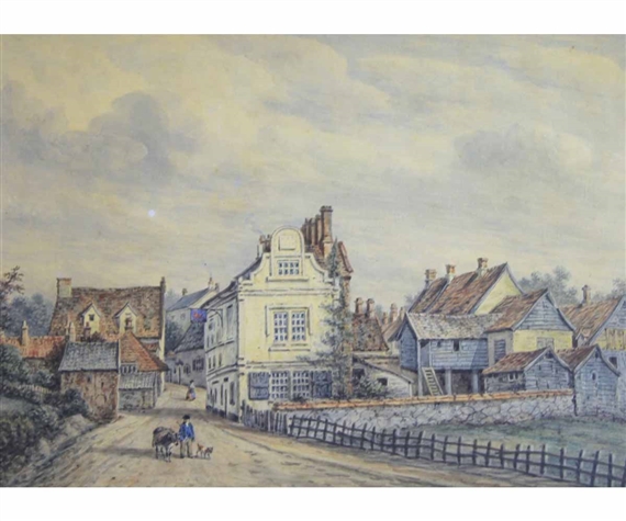 James George | The Red Lion Inn at Eaton. (near Norwich) – drawn by Jas ...