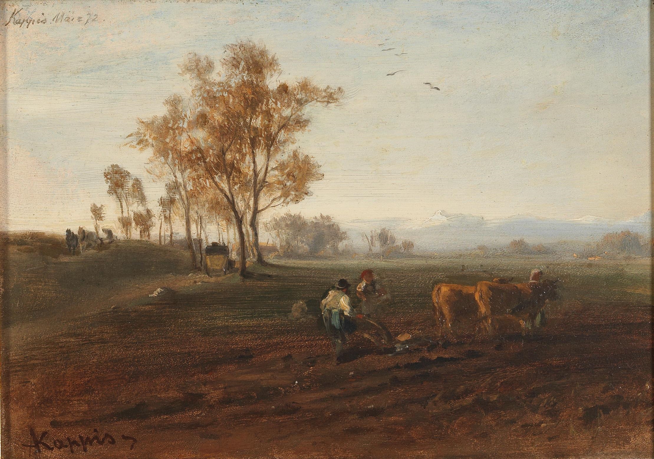 Albert Kappis | Herbstmorgen (1872) | MutualArt