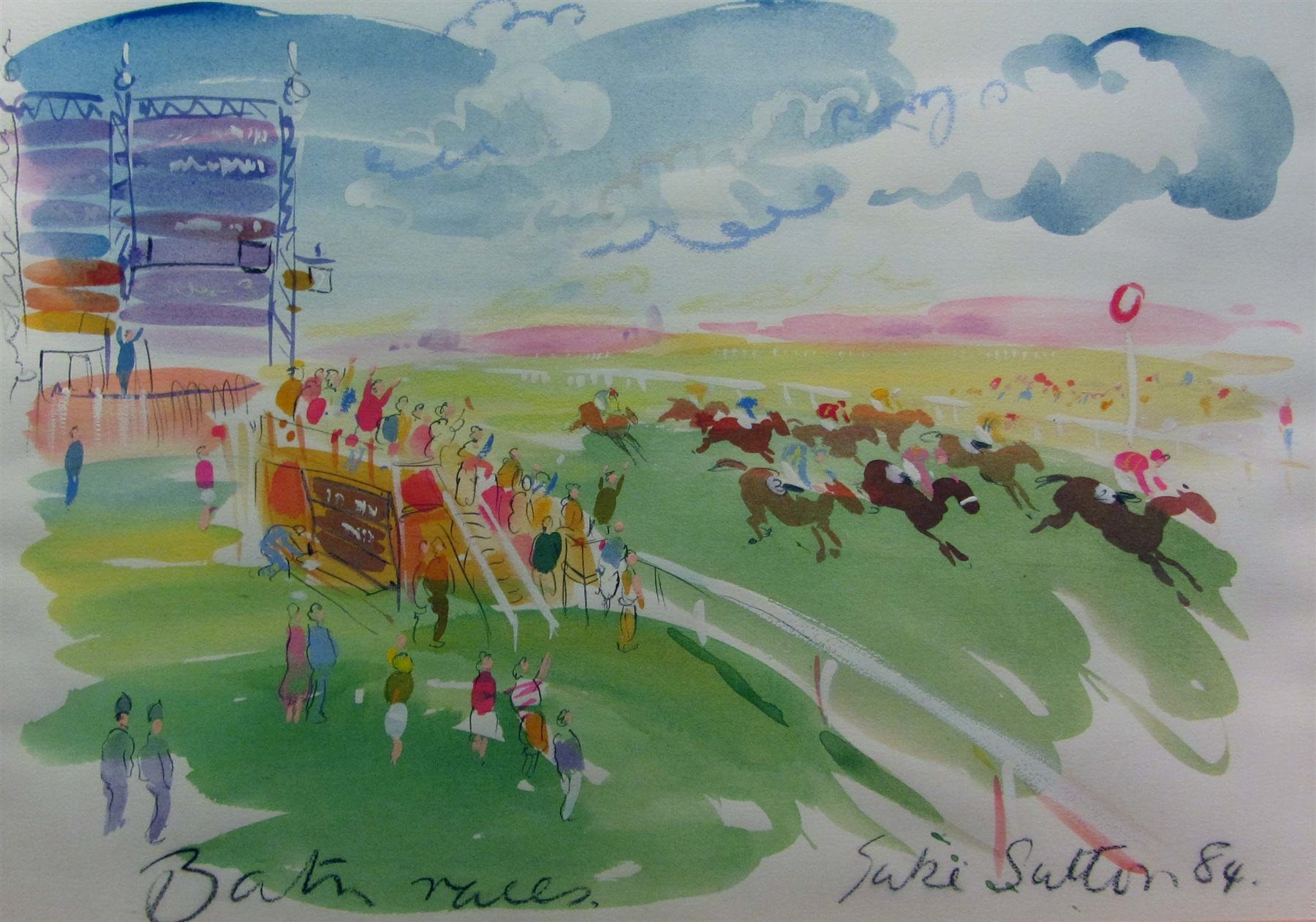 Jake Sutton | Bath Races (1984) | MutualArt