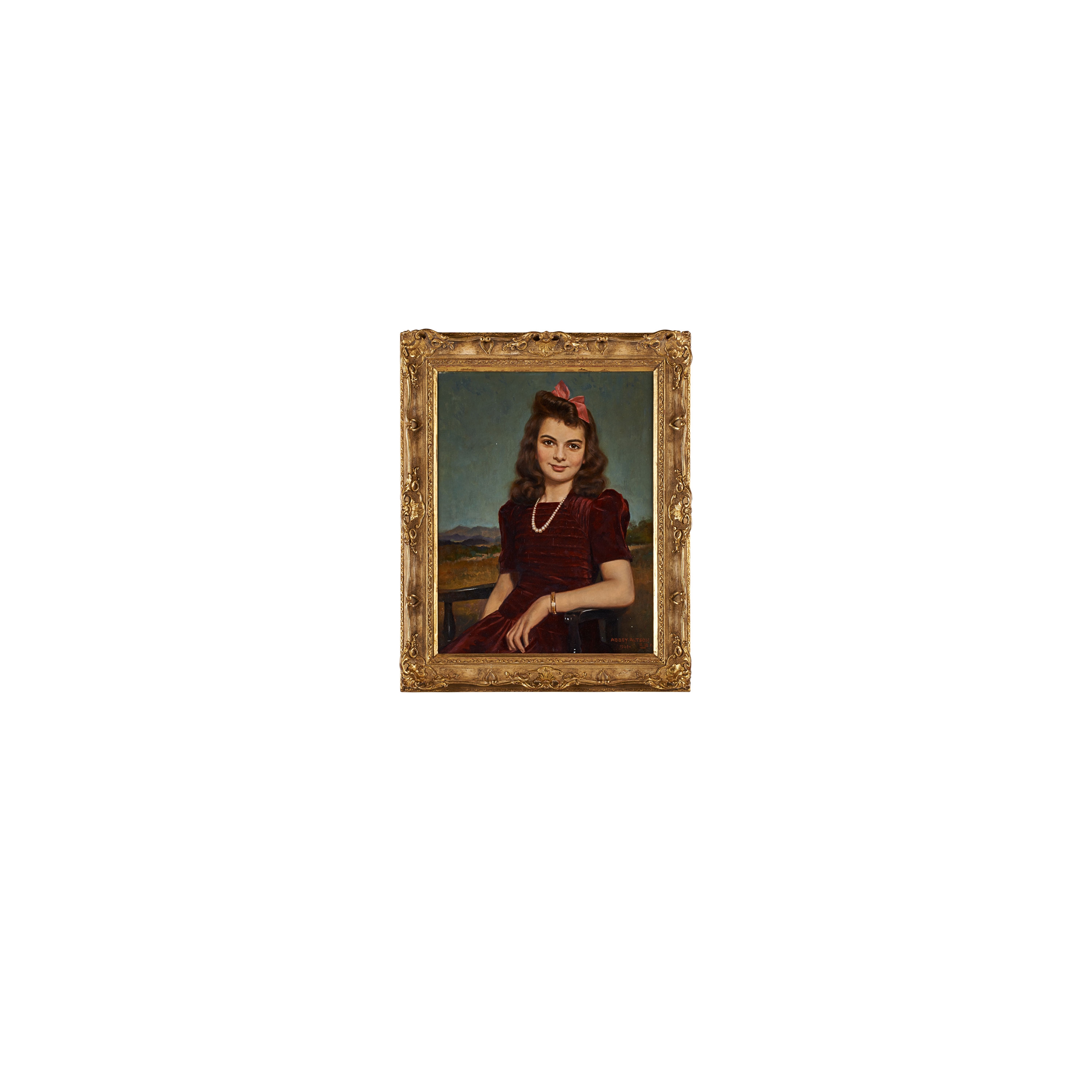 Abbey Altson | Girl with Pearls (1941) | MutualArt