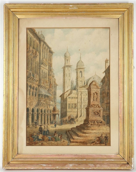 Samuel Prout | Continental Market Square | MutualArt