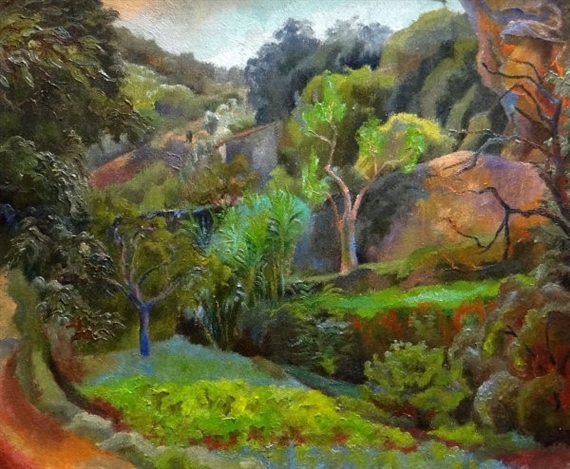 Esther Grainger | Mediterranean Valley Scene | MutualArt