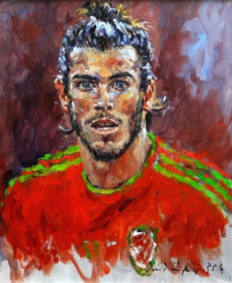 David Griffiths | Head and Shoulders Portrait of Wales` Football Star ...