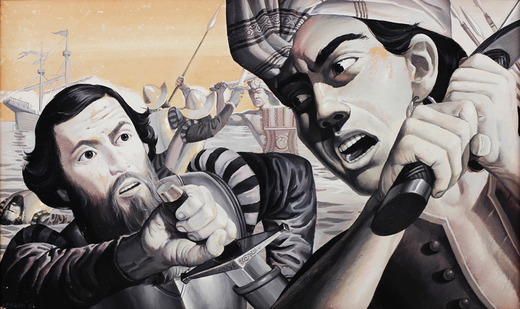Cesar Legaspi | Magellan and Lapu-Lapu (1962) | MutualArt
