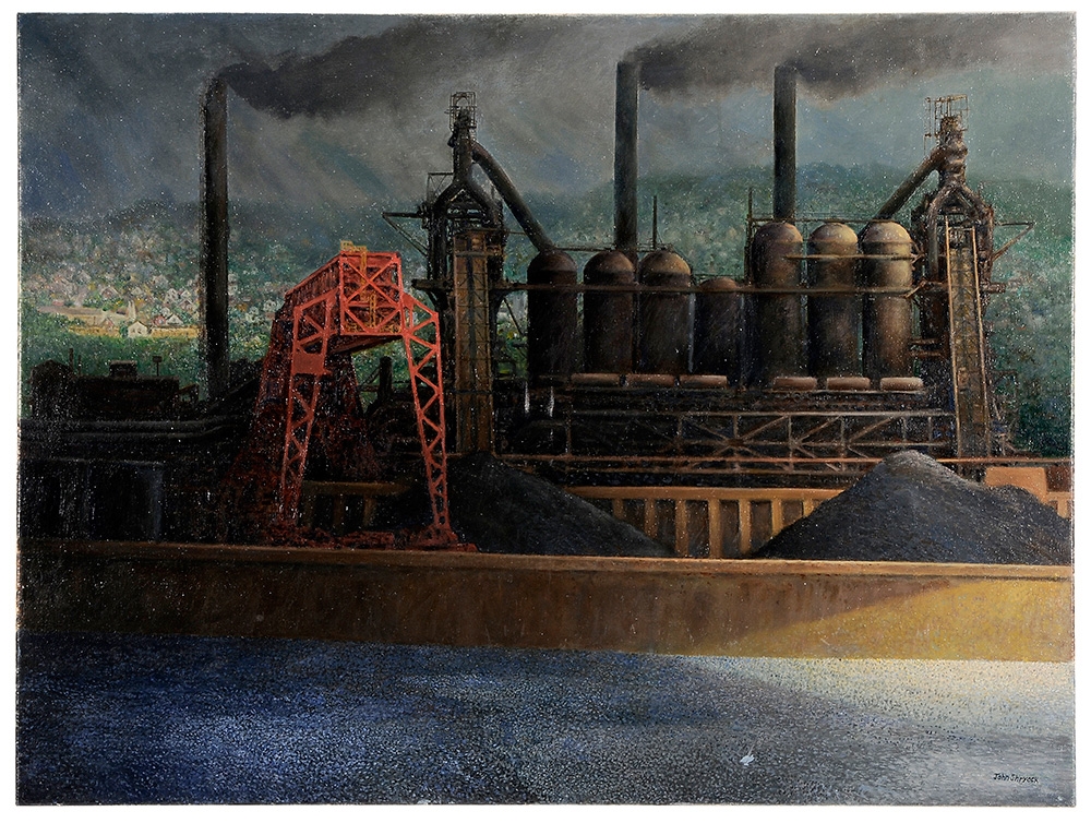 John Carter Shryock | Steel Mill, Pittsburgh, Pennsylvania | MutualArt