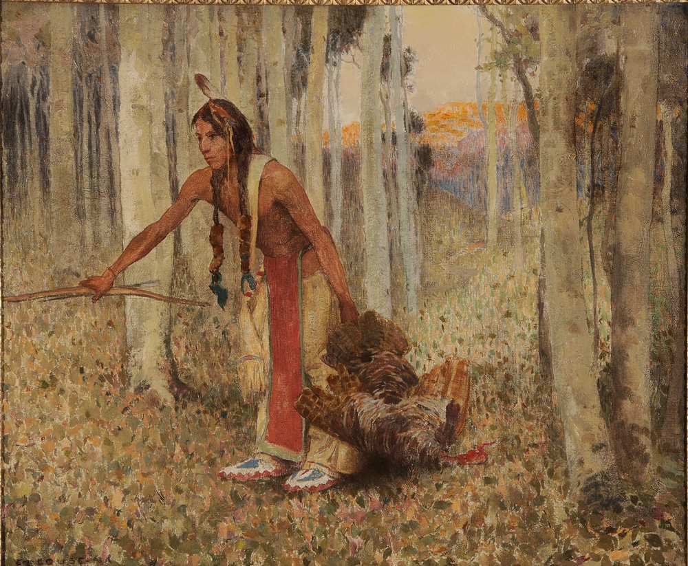 Eanger Irving Couse | The Hunter‘s Return | MutualArt