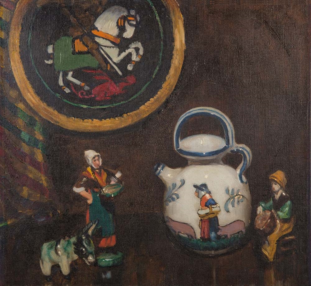 Dora Wilson | Untitled (Porcelain Figures and Teapot) | MutualArt