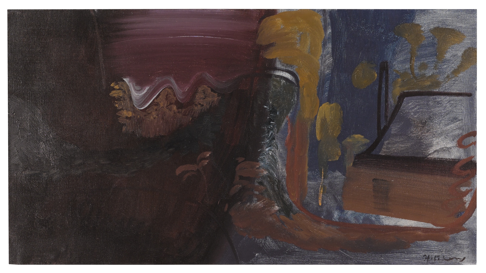 Ivon Hitchens | Terwick Mill no.14, Waterfall (1945) | MutualArt