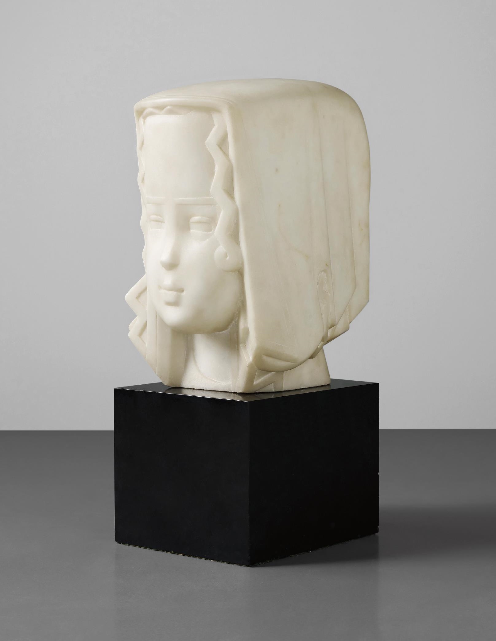 Joseph Csaky | Head (Portrait of a young girl) (1925) | MutualArt