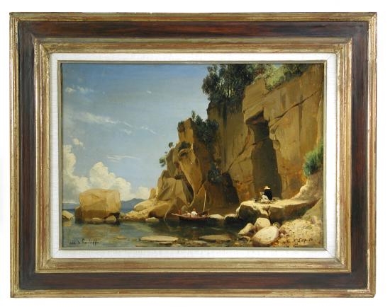 Louis Auguste Lapito | The Cote de Sansilippe - a Mediterranean View ...